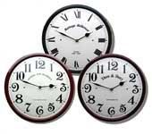 Väggklockor med egen text | Emalj Klockor