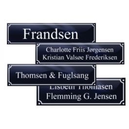Danish name signs